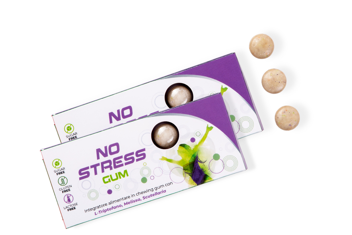 Food supplement against anxiety and stress. No Stress Gum! – NTP Biotech